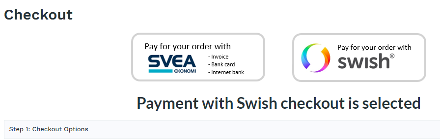Opencart: Enkel Swish modul, tillägg för modul Svea ekonomi checkout ...